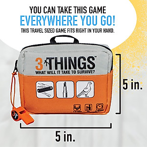 Shenanigames Adult Party Games: 3 Things - Improvise Your Best Survival Plan - Choose Your own Level of NSFW - Adaptable for Work, College Parties, Bars & Game Nights