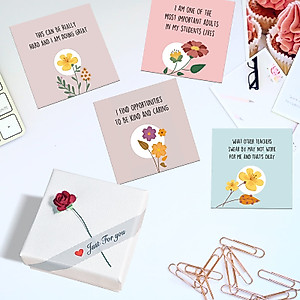 Obbyidk 25 Affirmation Cards for Teacher, New Teacher Gifts or Any Teacher Appreciation Gift, Teacher Inspiration Cards Deck, Gift Idea for Teacher