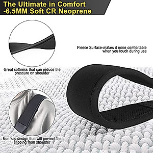 Rifle Sling, 2 Point Sling with 6.5mm Soft Neoprene Pad,（Newly Improved knob Snaps）,Rifle Sling with Swivels(Hold up 300lb),Non-Slip Rifle Strap Hunting Rifle Sling for Outdoor Use