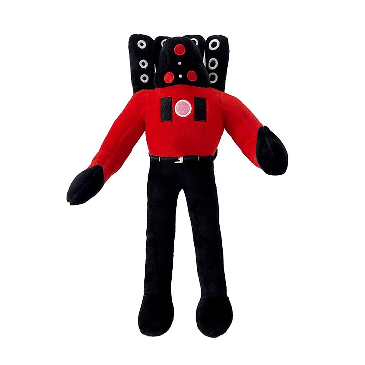 Viloni Skibidi Toilet Man Plush Animal Plushie Doll Stuffed Gift for Game Fans Kids Children 11.8 Inch