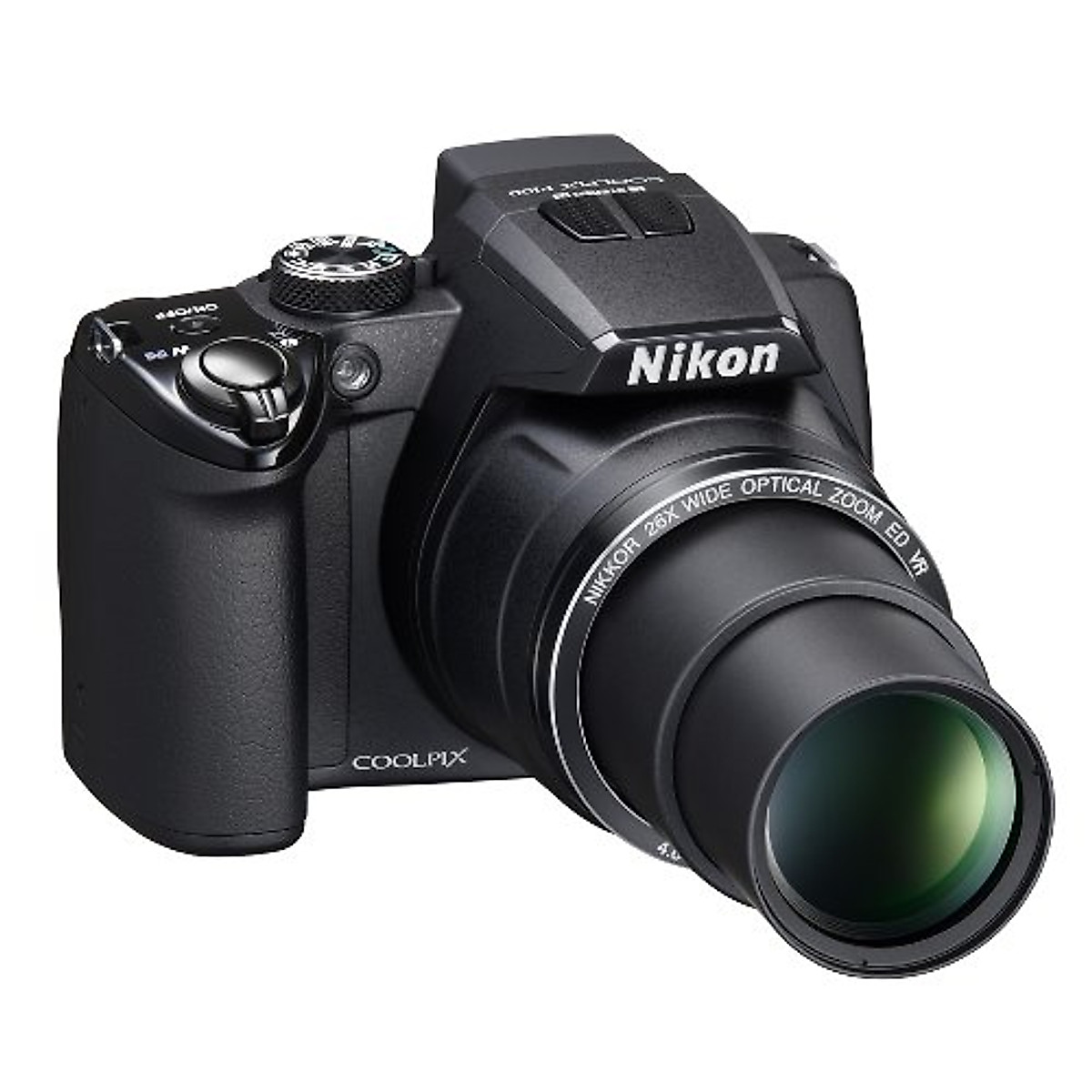 Nikon Coolpix P100 10 MP Digital Camera with 26x Optical Vibration Reduction (VR) Zoom and 3-Inch LCD (Black) (OLD MODEL)