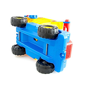 Wader Giant Dump Truck Toy, Largest Ride On Toy Dump Truck with Big Grip For Easy Pushing Or Pulling