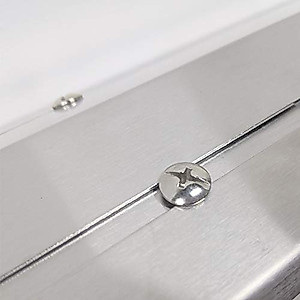 BBQration 5-Pack Extends from 11.75" up to 21" L Universal Replacement Heavy Duty Adjustable Stainless Steel Heat Plate Shield, Flavorizer Bar, Heat Tent, Burner Cover, Flame Tamer for Gas Grill