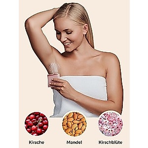 WLDOHO Shaving Soap for Women - Firm Shave Soap with Beautiful Scent - Vegan and Long-lasting Shaving Foam Sexy Cherry