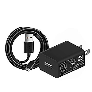 TPLTECH Wall Fast Charger with 5Ft Micro USB Cable Compatible with Kyocera E6560,DuraForce Pro, DuraXE E4710,E4255 PTT, DuraXV LTE, DuraXTP, DuraXT, DuraXA, DuraTR Phone USB Adapter with 5FT Cord