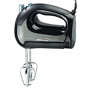Brentwood HM-44 Lightweight 5-Speed Electric Hand Mixer, Black