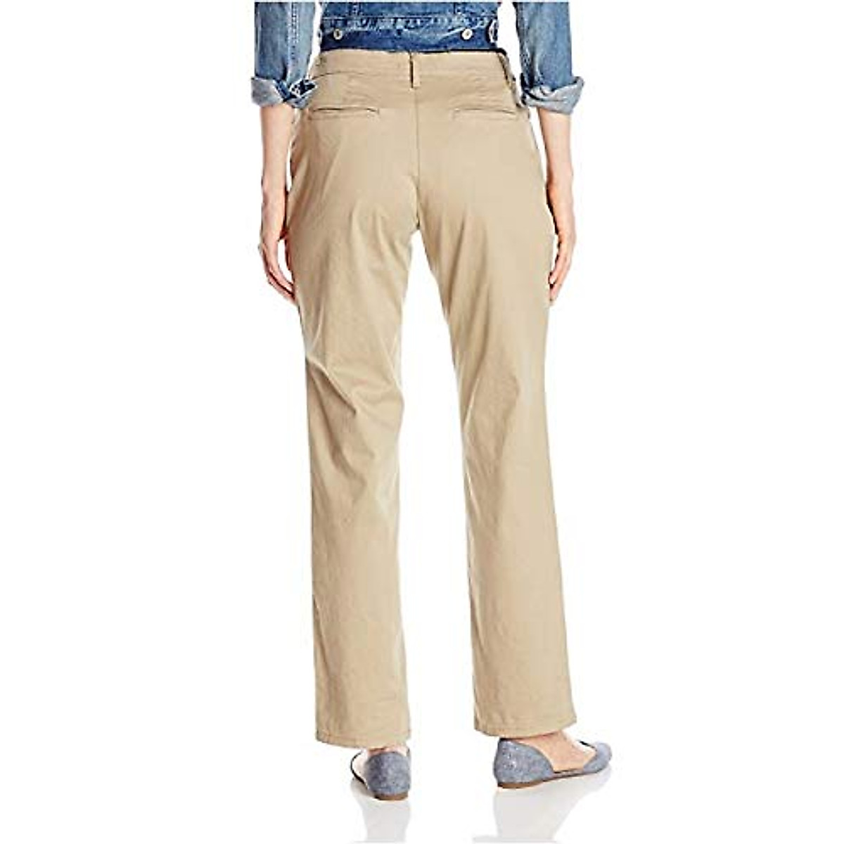 Lee Women's Relaxed Fit All Day Straight Leg Pant Flax 14