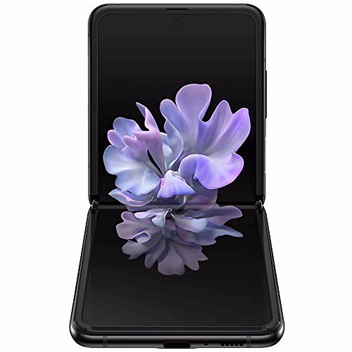 Samsung Galaxy Z Flip (256GB, 8GB) 6.7" Foldable AMOLED, Snapdragon 855+, AT&T Unlocked GSM 4G LTE (T-Mobile, Metro, Straight Talk) F700U/DS (Mirror Black) (Renewed)