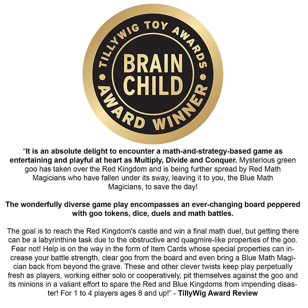 Multiply Divide & Conquer: A Cooperative Multiplication and Division Math Game for Kids