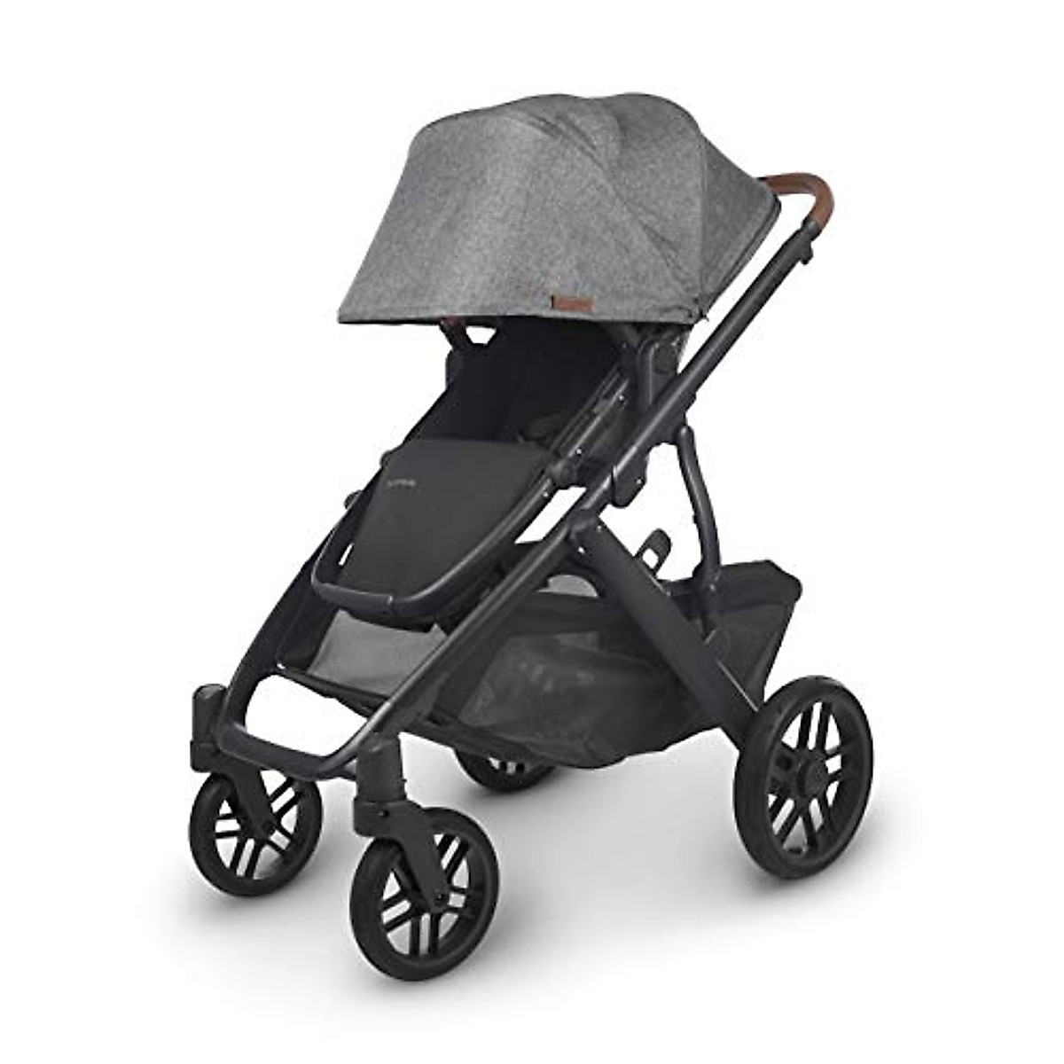 Vista V2 Stroller - Greyson (Charcoal Melange/Carbon/Saddle Leather)