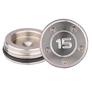 NA 2pcs Silver Number Golf Custom Weights for Titleist Scotty Cameron Newport Studio California Putters (2x15g)