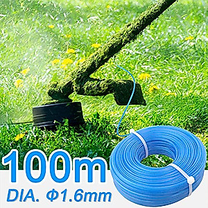 Grass Trimmer Line .065'' Weed Wacker Eater String 328ft String Trimmer Lines, Nylon