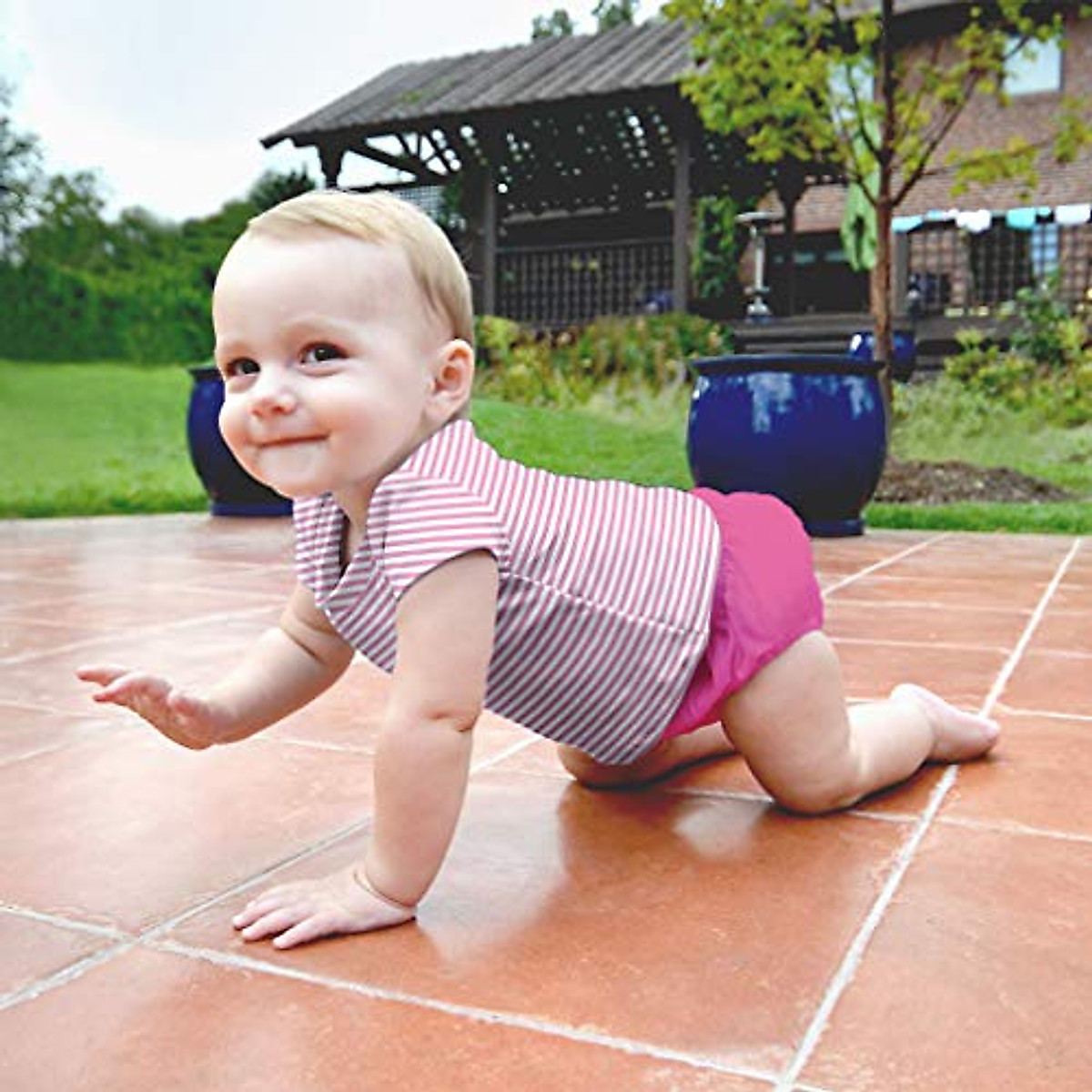 i play. by Green Sprouts Snap Reusable Swim Diaper | No Other Diaper Necessary, UPF 50+ Protection