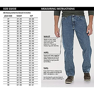 Wrangler Men's Free-to-Stretch Relaxed Fit Jean, Grey Tint, 40W x 29L