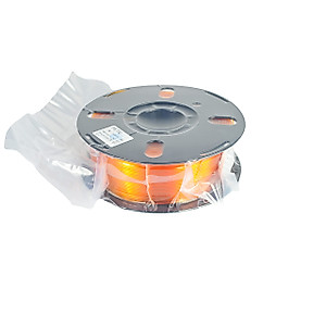 RANKI PETG Filament 1.75mm 3D Printer Filament, Dimensional Accuracy +/- 0.03 mm, 1kg Spool(Transparent Orange)