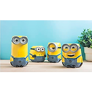 Zak Designs Despicable Me Kevin Minion 3D Sculpted Ceramic Coffee Mug for Hot Drinks, 14 oz