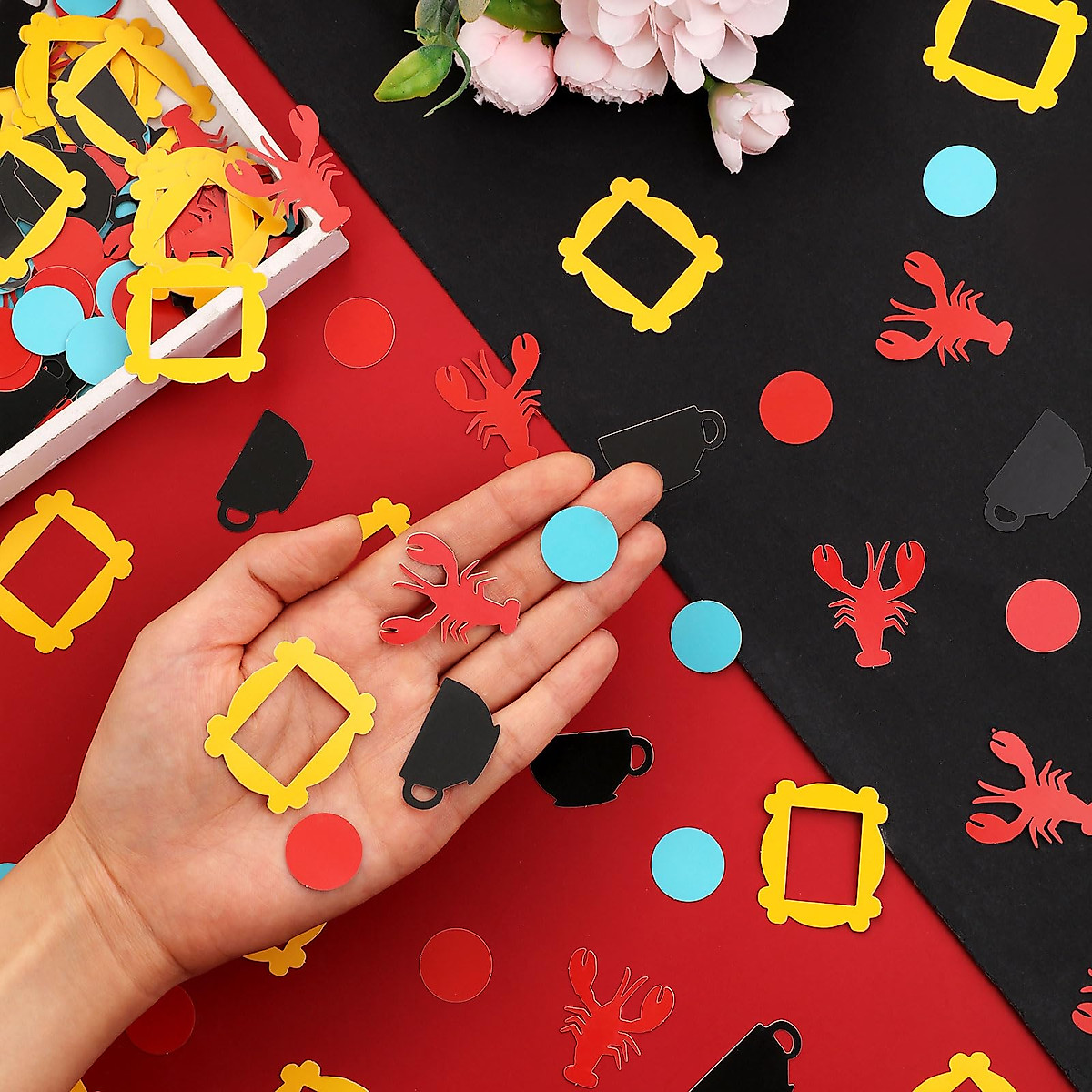 200Pcs Friends TV Show Confetti for Birthday, Bachelorette, Bridal Shower Decorations, Friends TV Show Table Decoration