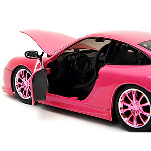 911 GT3 RS Pink Metallic with Pink Wheels Pink Slips Series 1/24 Diecast Model Car by Jada 34847