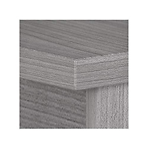 Bush Business Furniture Studio C Collection Desk Shell, Platinum Gray