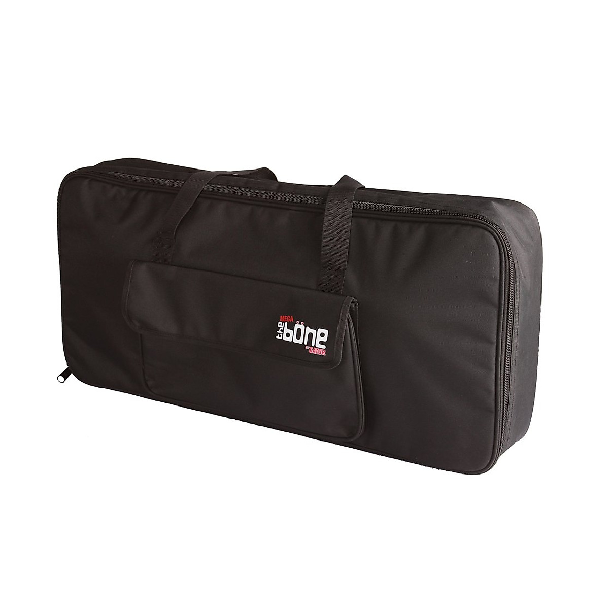 Gator Cases Mega Bone Molded Polyethylene Curved Guitar Pedal Board with Padded Lightweight Carry Bag; USA Made, 28" x 11" x 2.5" (G-MEGA BONE)