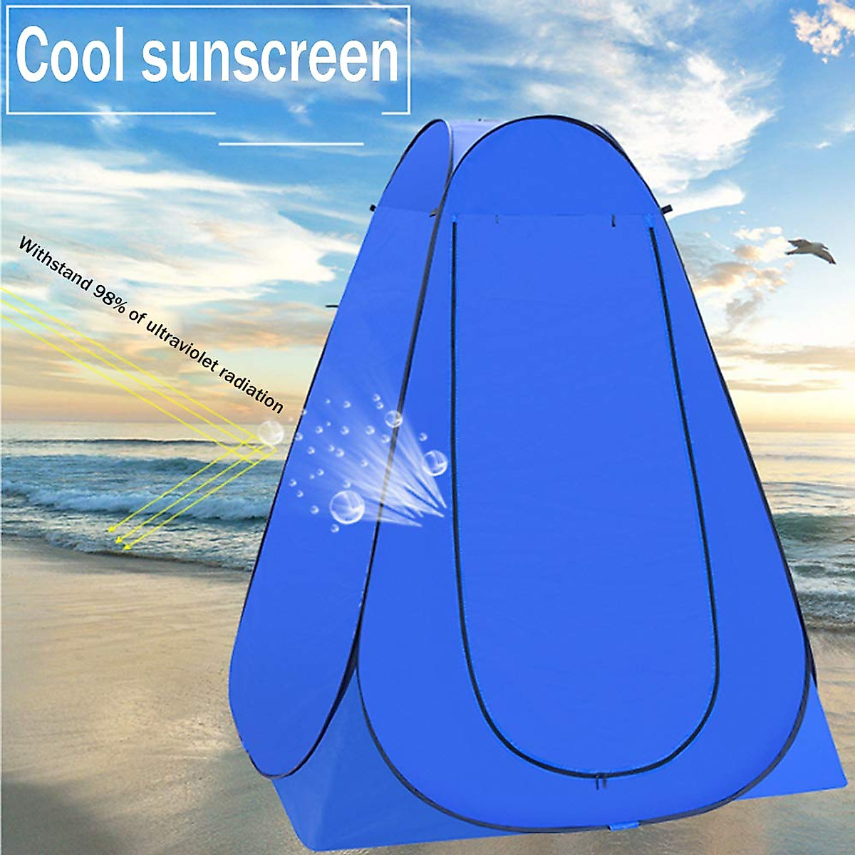 YZKJ Outdoor Privacy Tent for Camping,Changing Tent Portable, Privacy Tent for Toilet,Changing Room Tent Pop Up,Camouflage Outdoor Shower Tents(47 * 47 * 74.8")