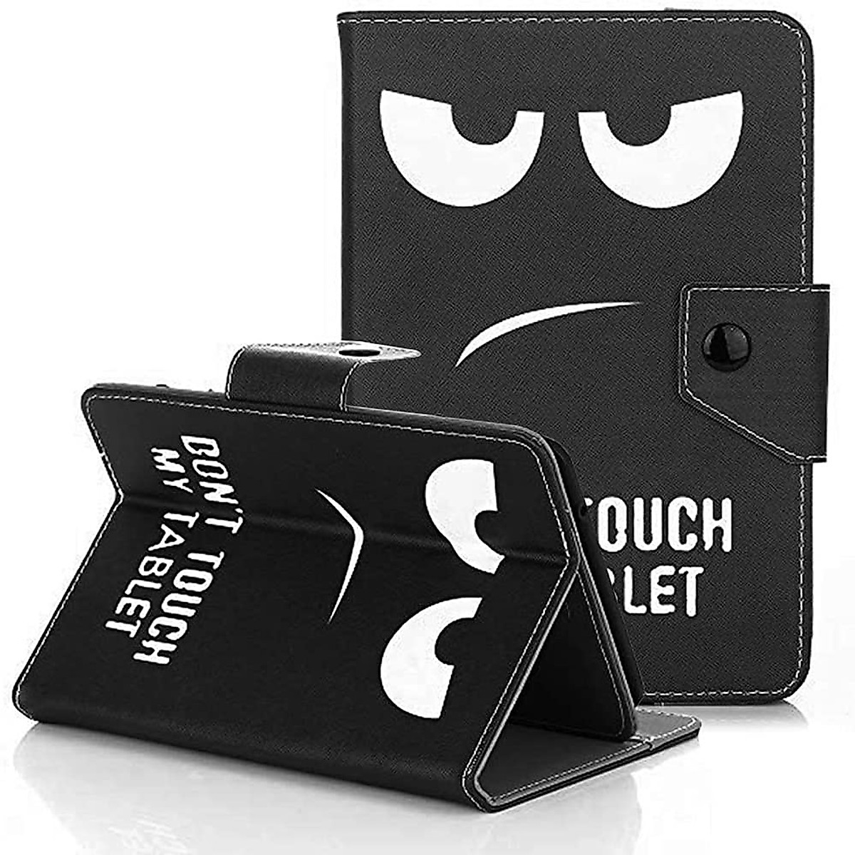 DETUOSI Universal 7.0 inch Tablet Case, 7 inch Tablet Cover, Travel Portable Protective Folio PU Leather Stand Shell Case【with 4 Fixed Rings】for All Kinds of 7.0-7.9 inch Android/iOS/Windows Tablet #2