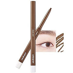 COLORGRAM Artist Formula Cream Liner - 07 Sand Brown | Best Cream Eyeliner, Ultra Pigmented, Long Lasting, Waterproof & SmudgeProof, Easy to Use, All Day Wear and Daily Makeup, Korean Beauty 0.25g