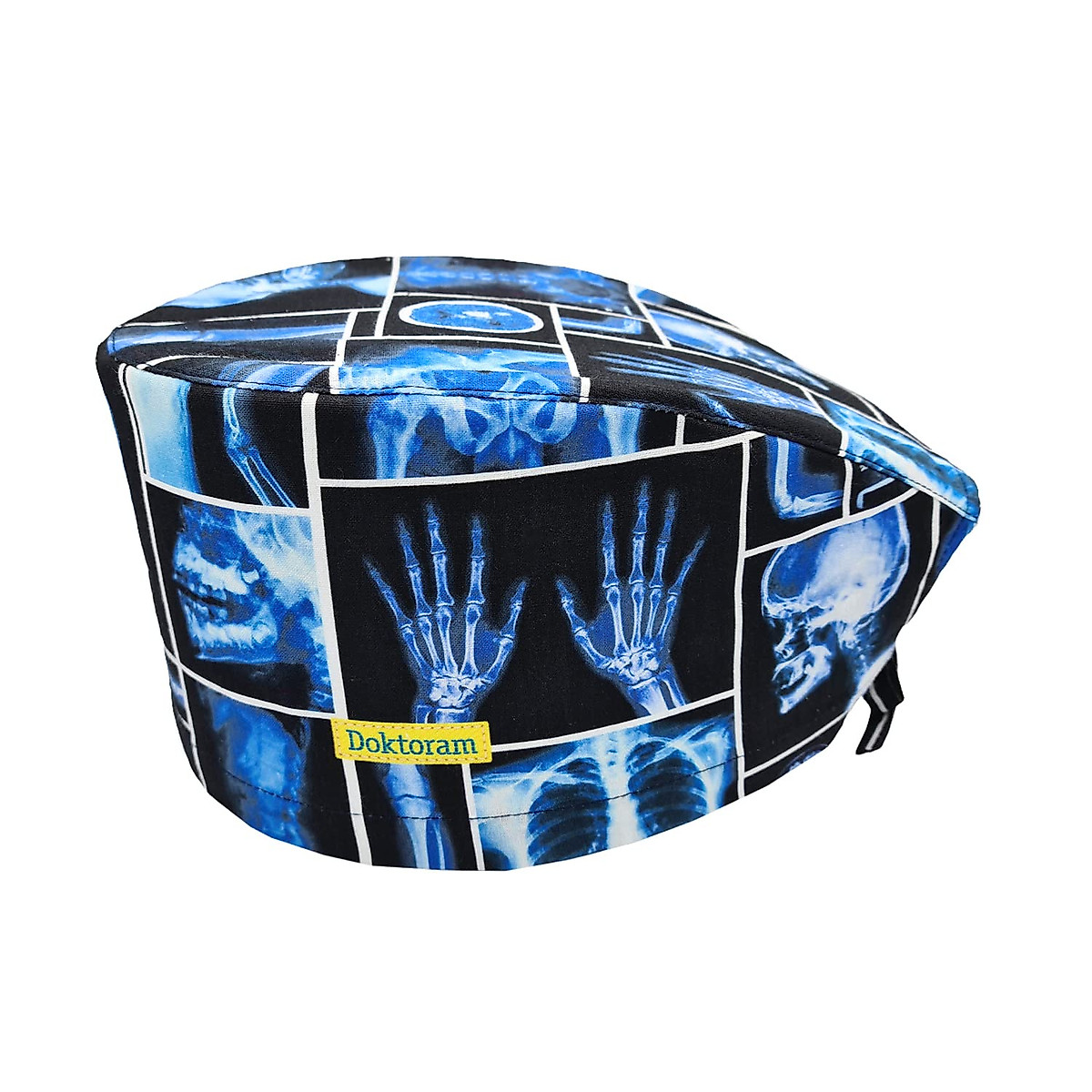 X-Ray Black Working Cap - Comfortable and Breathable for Men and Women Long Aesthetic Head Cover