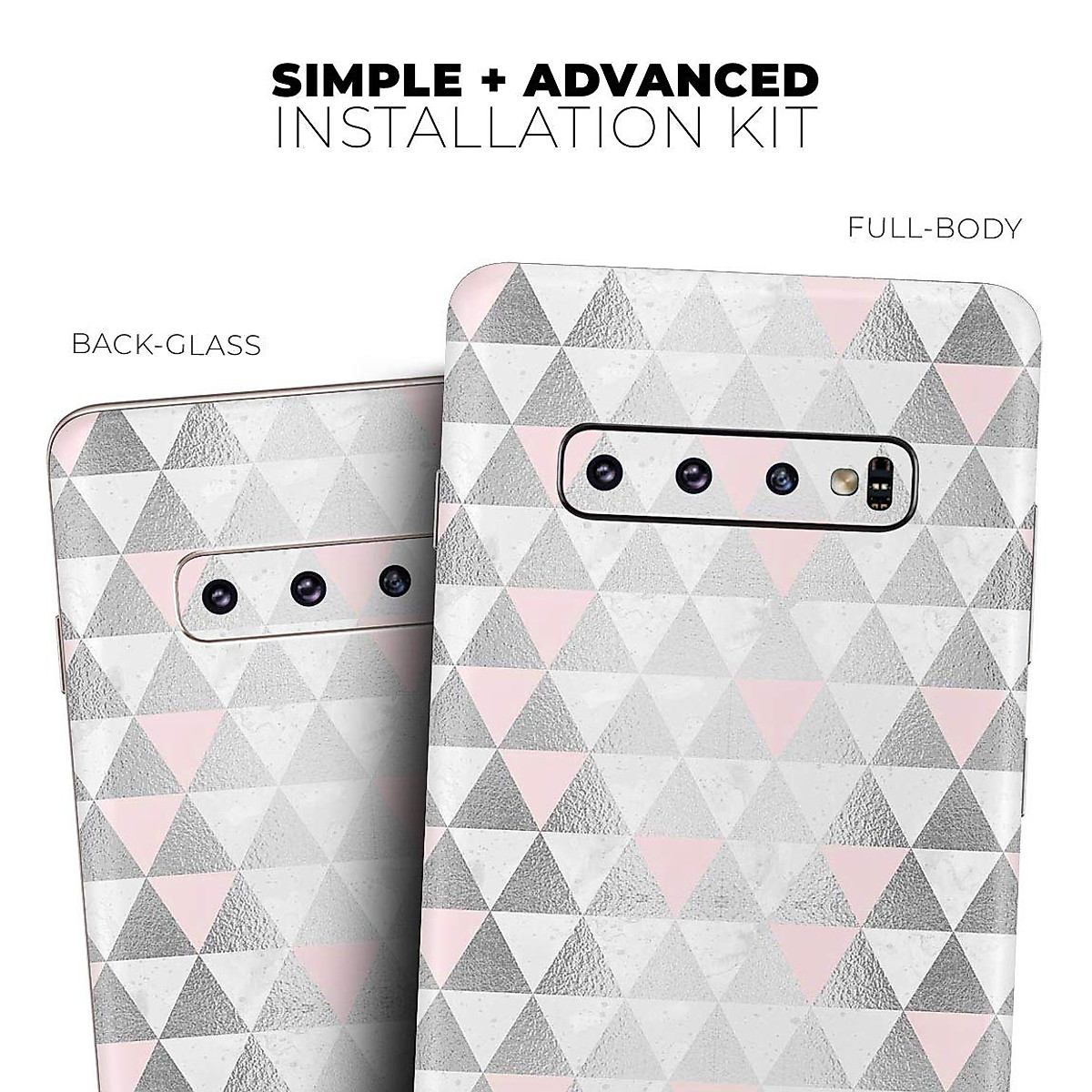 DesignSkinz Karamfila Silver & Pink Marble V13 Protective Vinyl Decal Wrap Skin Cover Compatible with The Samsung Galaxy S20 (Screen Trim & Back Glass Skin)