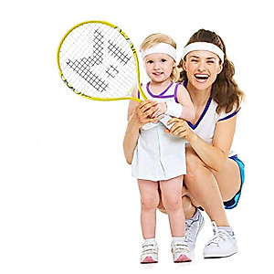 insum 17'' Kids Toddler Tennis Racket for Junior Little Kids Tennis Racquet for 2-4 Years (17inch-Yellow)