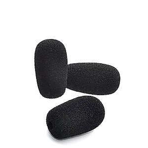 LEFXMOPHY Blue Parrott B250 Foam Replacement for BlueParrott B250 B350 B450 B550 C400 S450 Noise canceling Headset Microphone Pop Filter Windscreen Mic Cover, 3-Pack