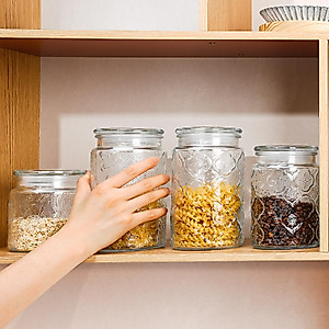 Adodeen 32oz Wide Mouth Mason Jars, 2-Pack Glass Jars With Lids, Pickle Canning Jars For Candy, Sugar, Coffee, Tea, Spice, Cookie, Dishwasher Safe