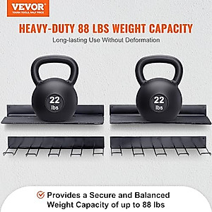 VEVOR Power Tool Organizer, 4 Slot, 2 Layers, 2 Pack Cordless Drill Holder Wall Mount, Battery Charging Station Storage Rack, Multi-Function Garage Organization, Heavy Duty Metal Shelf for Screwdriver