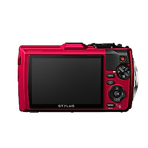 Olympus TG-3 Waterproof 16 MP Digital Camera (Red)