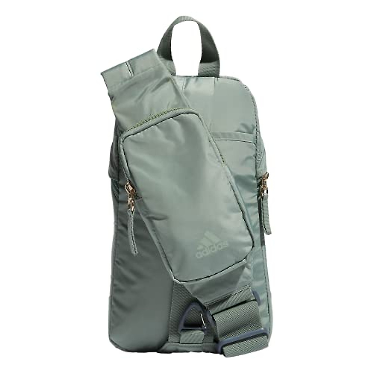 adidas Essentials 2 Sling Crossbody Bag, Silver Green/Gilver, One Size