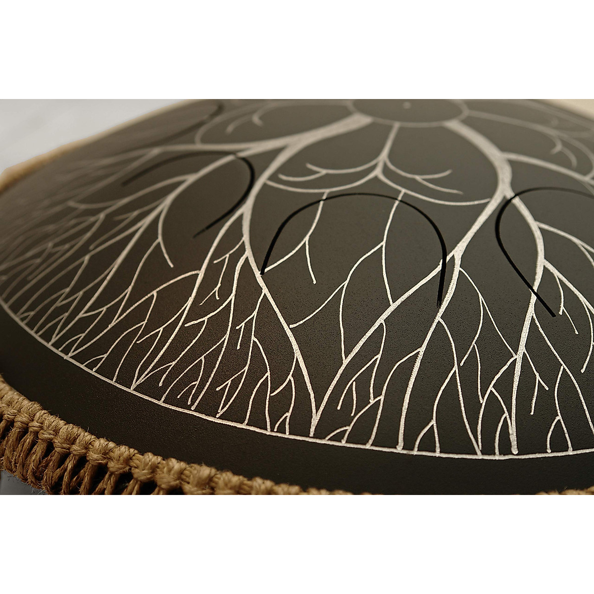 GUDA DRUM Freezbee Tree with Rope Decoration FREE Mallets and Quality Travel Bag. Best Pandrum, Tongue Drum