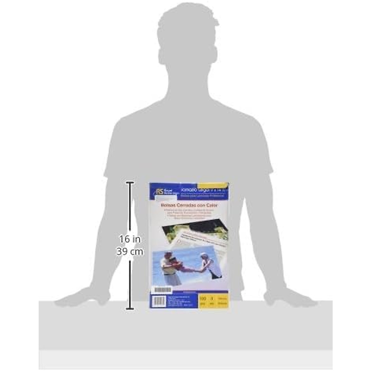 Royal Sovereign Thermal Laminating Pouches, 3 Mil, Legal Size 14.25" x 8.75 x 0.7" Inches, Clear Gloss, 100 Pouches (RF03LEGL0100), for Kids-modelUY252