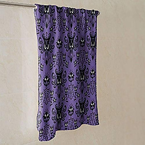 MSGUIDE Haunted Mansion Hand Towels Ultra Soft Highly Absorbent Bathroom Towel Multipurpose Thin Kitchen Dish Guest Towel for Bathroom, Hotel, Gym and Spa Christmas Decor (27.5" x 15.7")