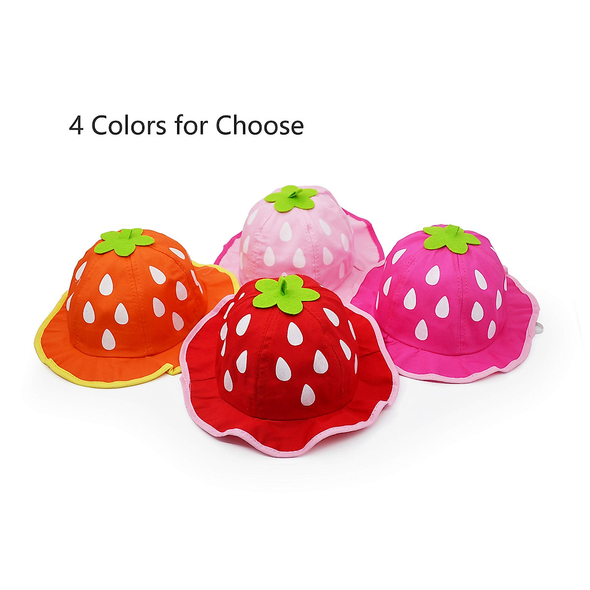 UltraKey Bucket Hat, Fashion Baby Kids Boys Girls Strawberry Cap Toddler Spring Bucket Hat Sun Cap