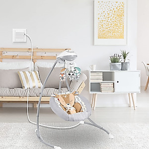 MEROM 6V Baby Swing Power Cord Compatible with Fisher Price Cradle Swing, Rainforest Cradle Swing, Butterfly Ocean Wonders Swing, Ingenuity Swing, Replacement Fisher Price Swing Adapter Cord