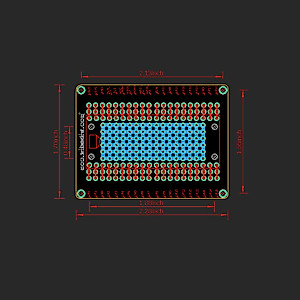 Treedix Breakout Board for Raspberry PI PICO Flexible PCB Shield Board Terminal Block Shield with Pin Header