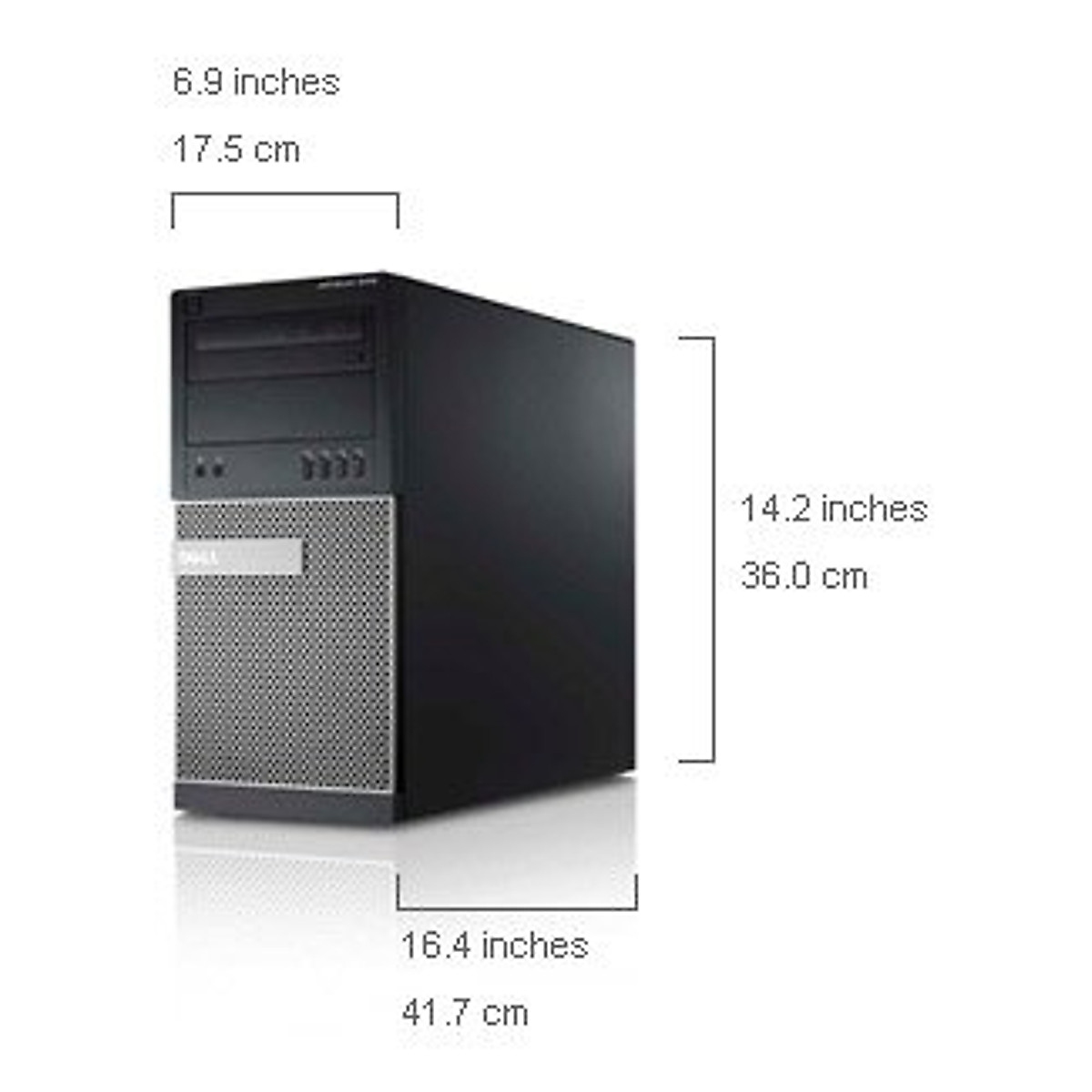 Dell Gaming 990 Desktop Computer Optiplex, Intel Core i7 3.4 upto 3.8GHz 2600 CPU, 250GB SSD, 16GB DDR3 Memory, WiFi, Windows 10 Pro, Nvidia GT710 2GB, (Renewed)