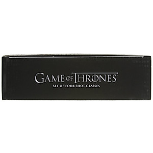 Dark Horse Deluxe Game of Thrones Shot Glass Set: Stark, Baratheon, Targaryen and Lannister