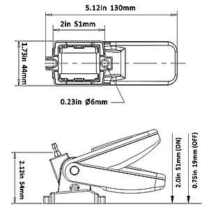 creatorele DC 12V 24V 32V Automatic Boat Bilge Float Switch Bilge Switches Flow Sensor for Automatic Electric Water Pump