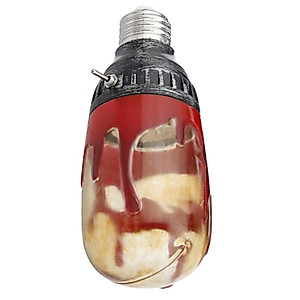 LIGHTSHOW HALLOWEEN Bloody Red Short Circuit Bulb FLICKERING LIGHT EFFECT!
