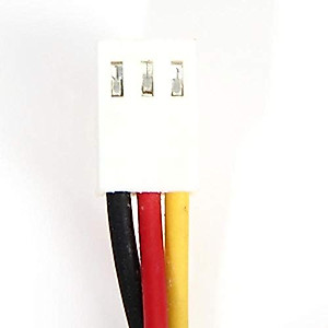 10PCS 3PIN Reduced PC Fan Speed Noise Extended Resistance 3 Needle mild Connector Adjustment Fan Speed liuqiangmeiguo (Color : 110 mm)