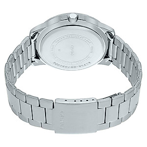 Casio MTP-VD01D-1E2V Men's Enticer Stainless Steel Black Dial Casual Analog Sporty Watch