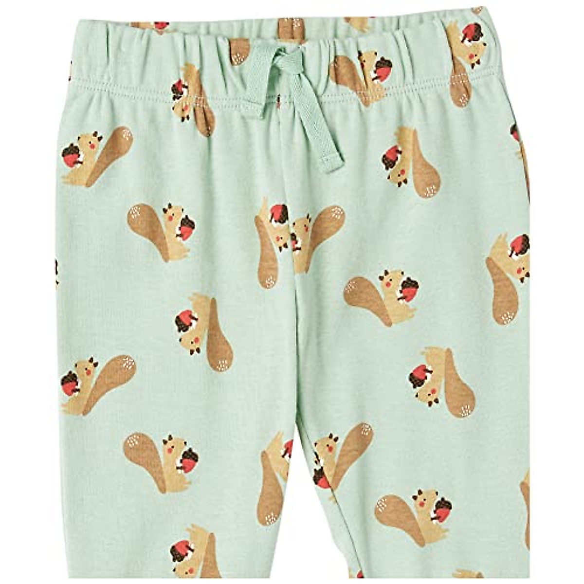 Amazon Essentials Unisex Babies' Cotton Layette Outfit Sets, Pack of 6, Multicolor/Squirrel/Stripe, Preemie