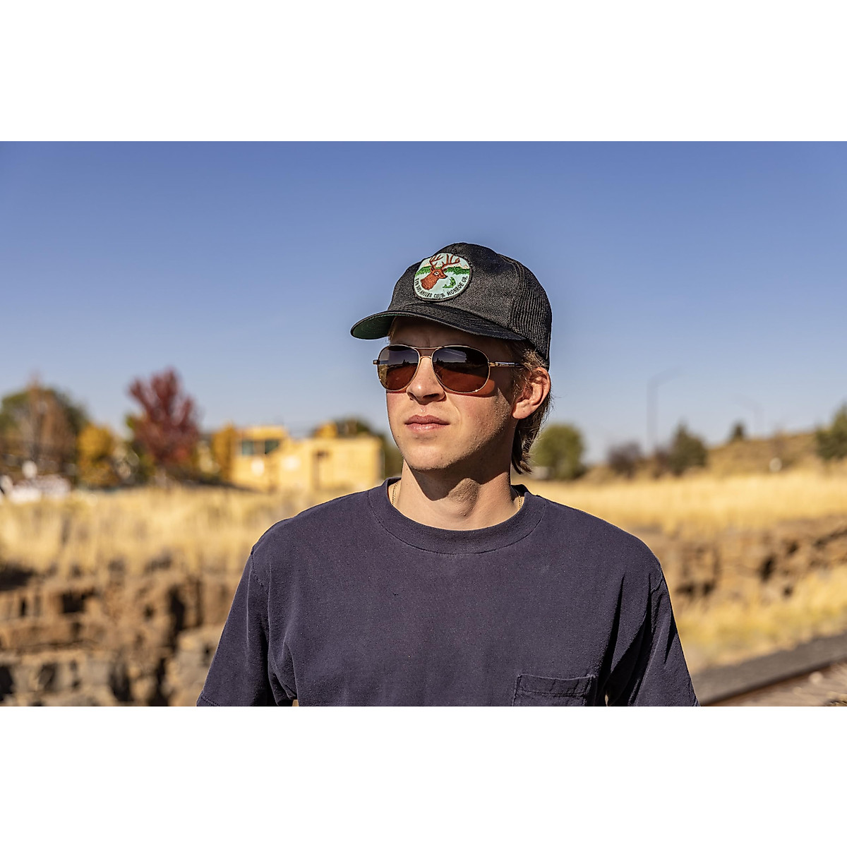 Suncloud Aviator Polarized Sunglasses – 100% UV Protection – Comfortable Fit, Trendy Design – for Men & Women – Gold + Polarized Brown Lenses