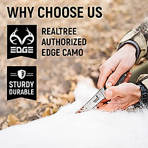 LANCERGEAR Field Dressing Kit Hunting Knife Set, Portable Hunting Accessories for Men, Hunting Stuff, Hunters, for Hunting, Survival, Fishing, Camping